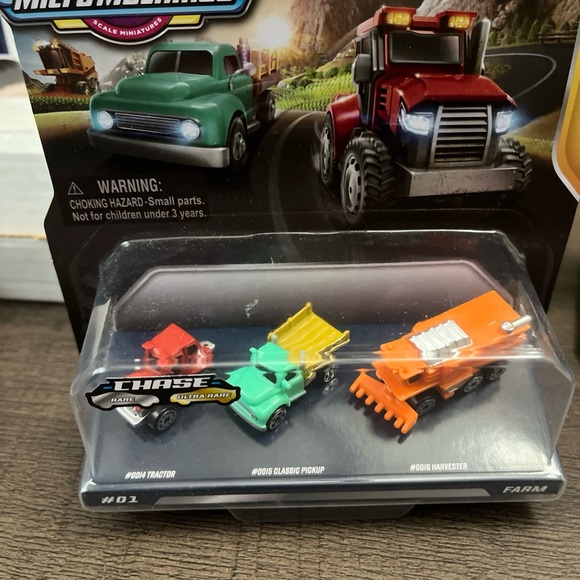 Chaser | Toys | Micro Machines Starter Pack Series 1 Farm Vehicles ...